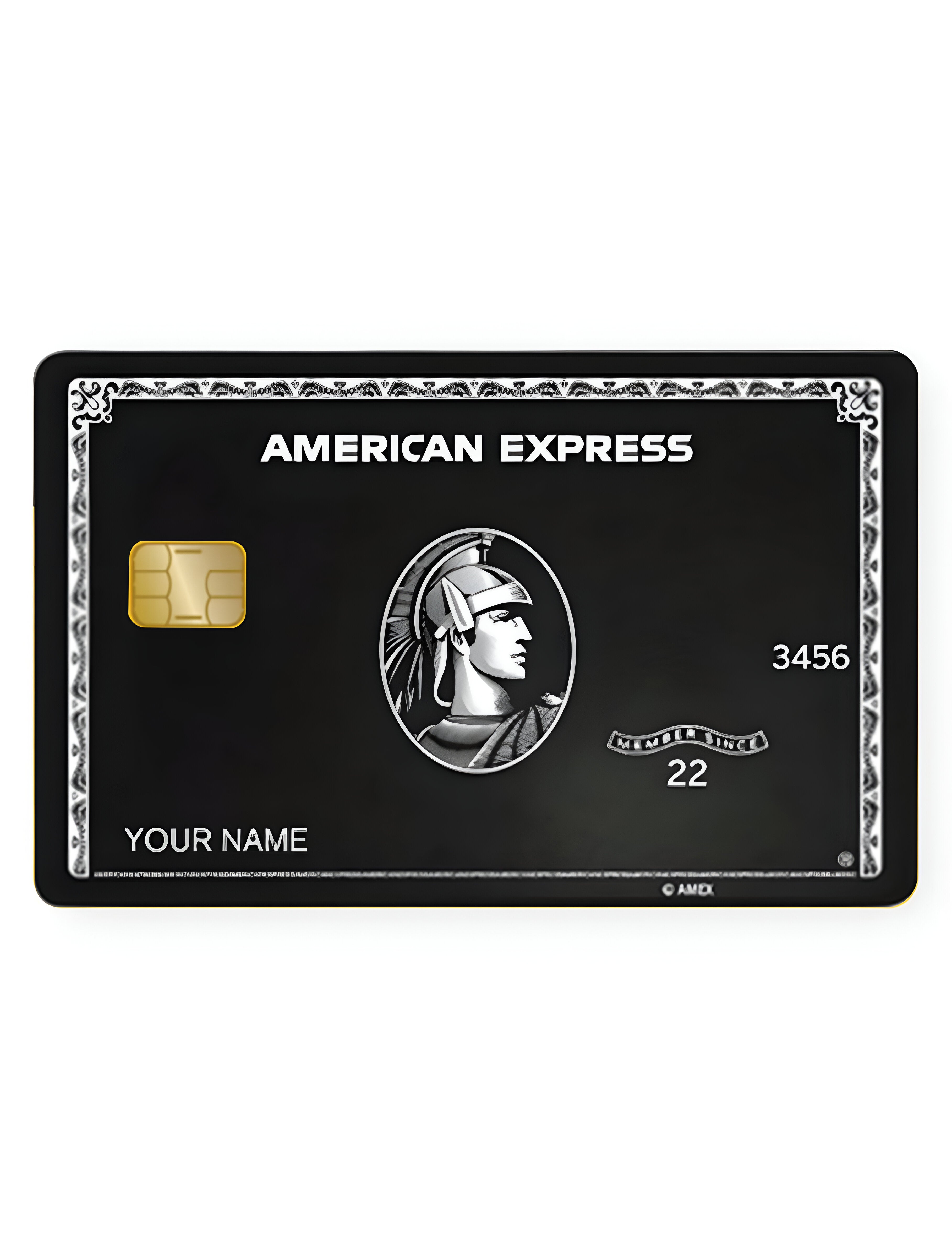 American Express Black Card Skin 3M Material – THE SKINS